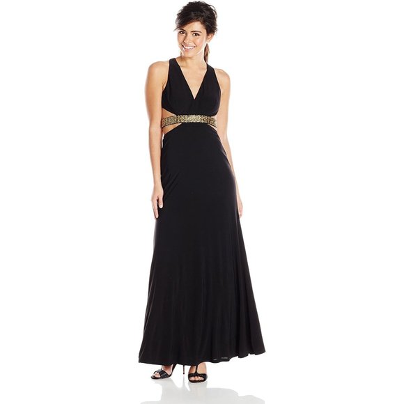 Hailey Logan | Dresses | Halter Neck Gown Hailey Logan By Adrianna Papelle | Poshmark